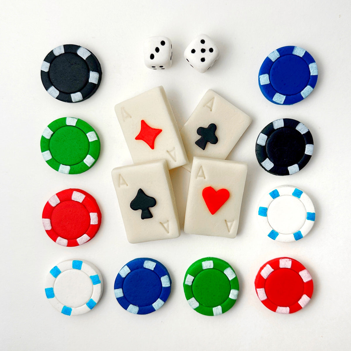 Casino Night Poker Candy Tiles Gift | marzipops