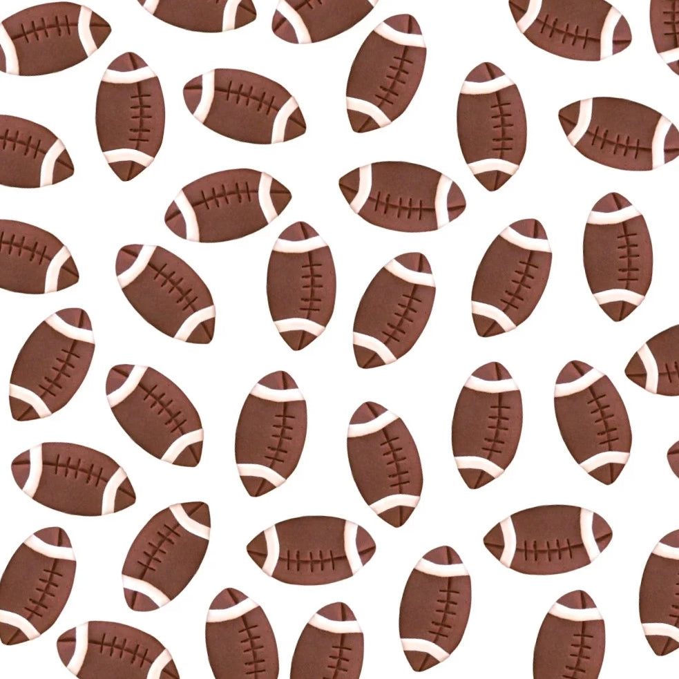 Mini Football Marzipan Candy Bites | marzipops