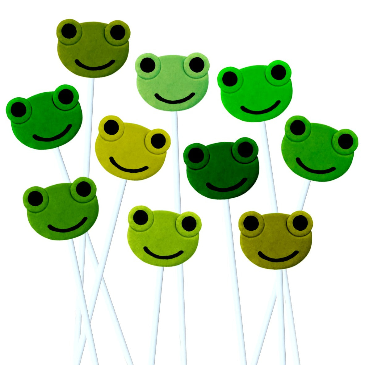 Passover Seder Ombré Frog Marzipan Candy Lollipops Gift | marzipops